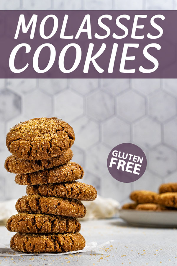 Chewy Gluten Free Molasses Cookies (+ Vegan) - Robust Recipes