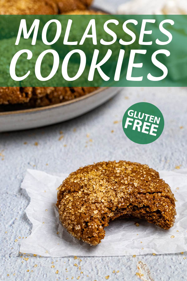 Chewy Gluten Free Molasses Cookies (+ Vegan) - Robust Recipes